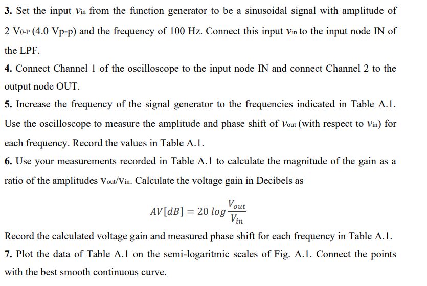 Solved D: Passive RC Bandpass Filter Fig. 3 . The passive | Chegg.com Solved D: Passive RC Bandpass Filter Fig. 3 . The passive | Chegg.com