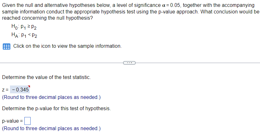 Solved \begin{tabular}{cc} \hline Sample 1 & Sample 2 \\ | Chegg.com