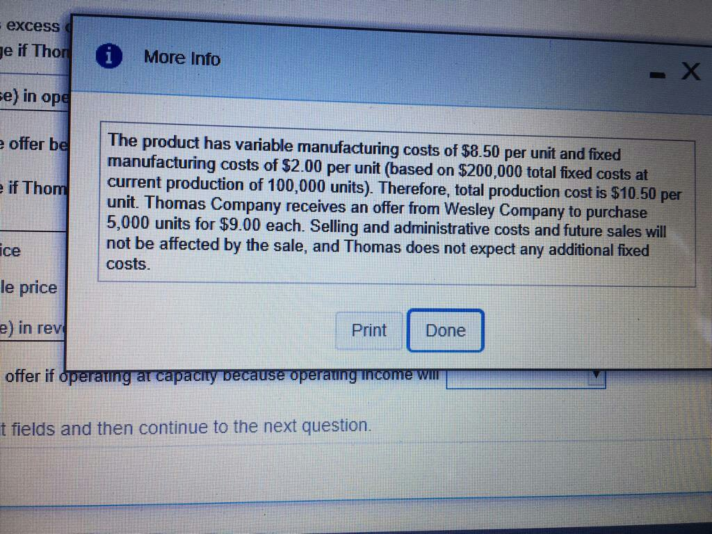 Solved Thomas Company makes a product that regularly sells | Chegg.com
