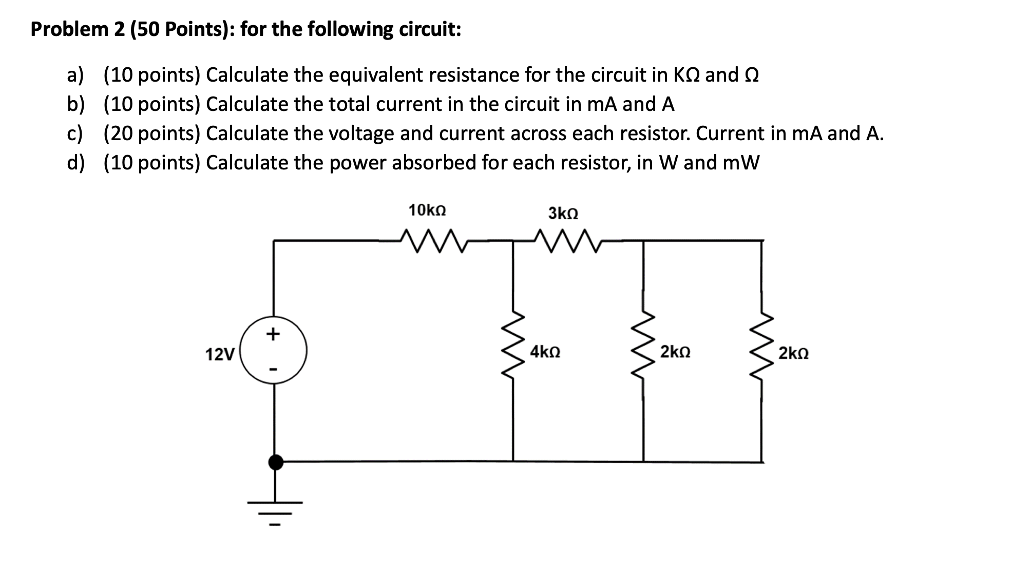Solved Problem 2 (50 ﻿Points): for the following | Chegg.com