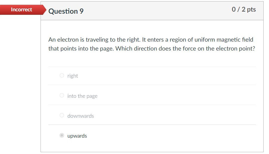 Solved An electron is traveling to the right. It enters a | Chegg.com