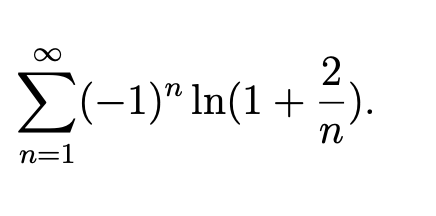 Solved Determine whether the following alternating series | Chegg.com