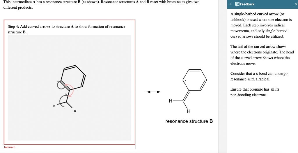 Solved This intermediate A has a resonance structure B (as | Chegg.com