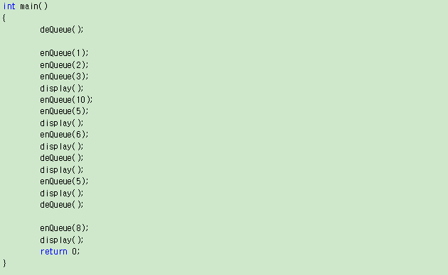 Implement Circular Queue Include Define Size 5 