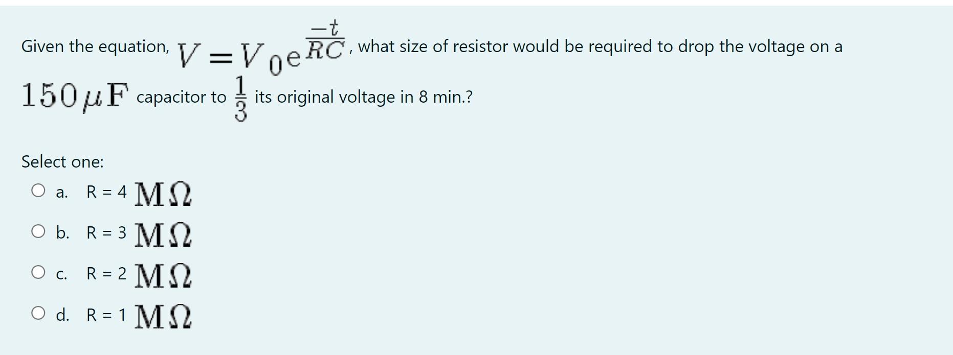 Solved Given the equation, V | Chegg.com