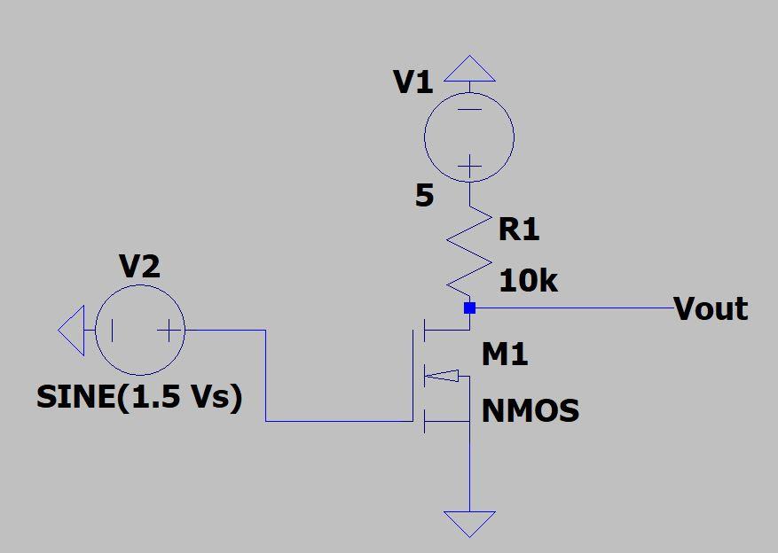 Solved NMOS Circuit Analysis Vbias is 1.5V, the small signal | Chegg.com