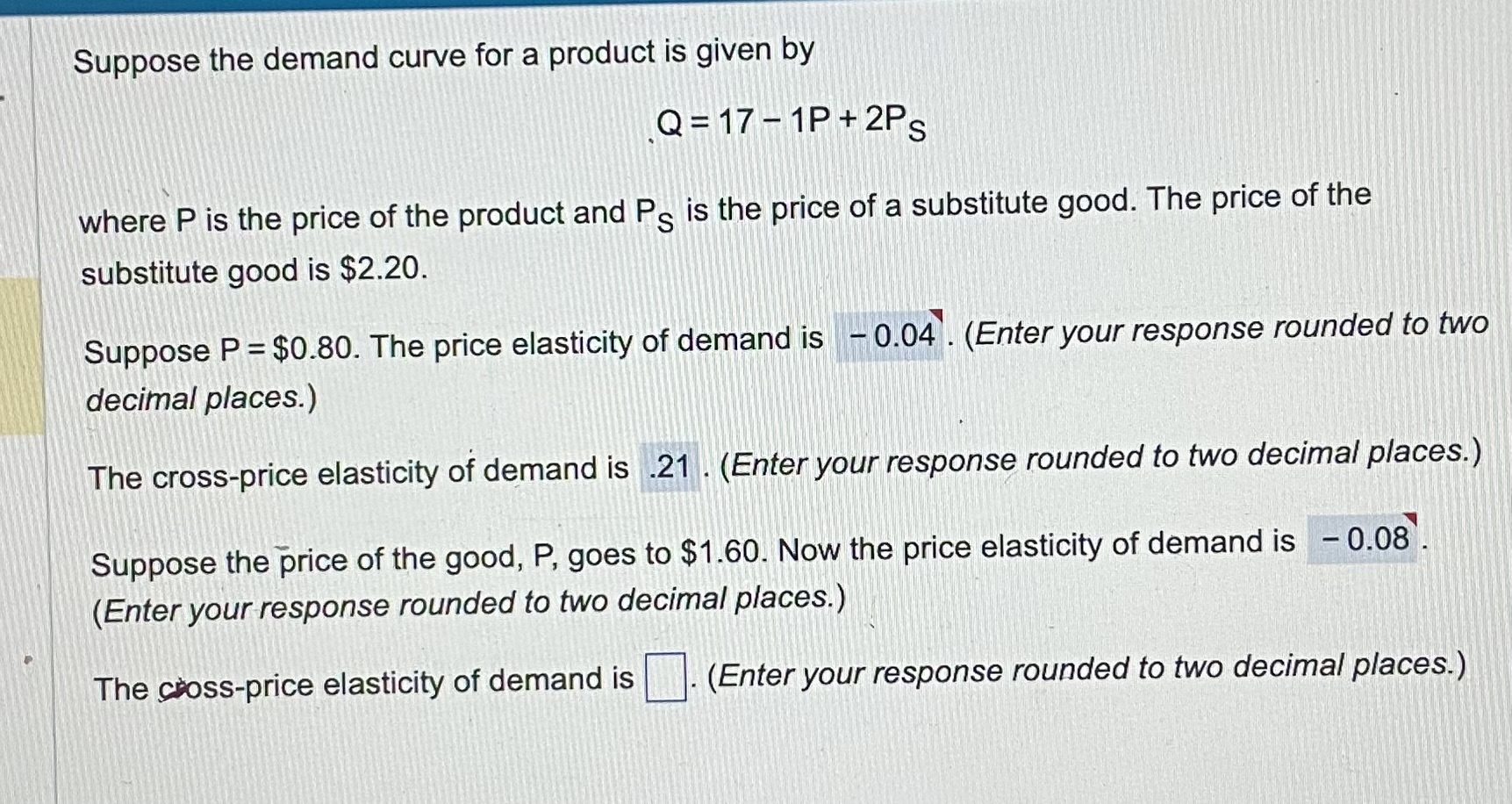 Solved Suppose the demand curve for a product is given by | Chegg.com
