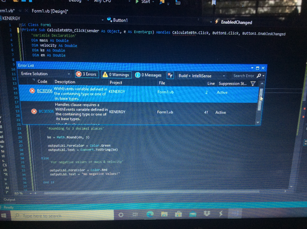 Solved I am trying to build a program in Visual Basic that | Chegg.com