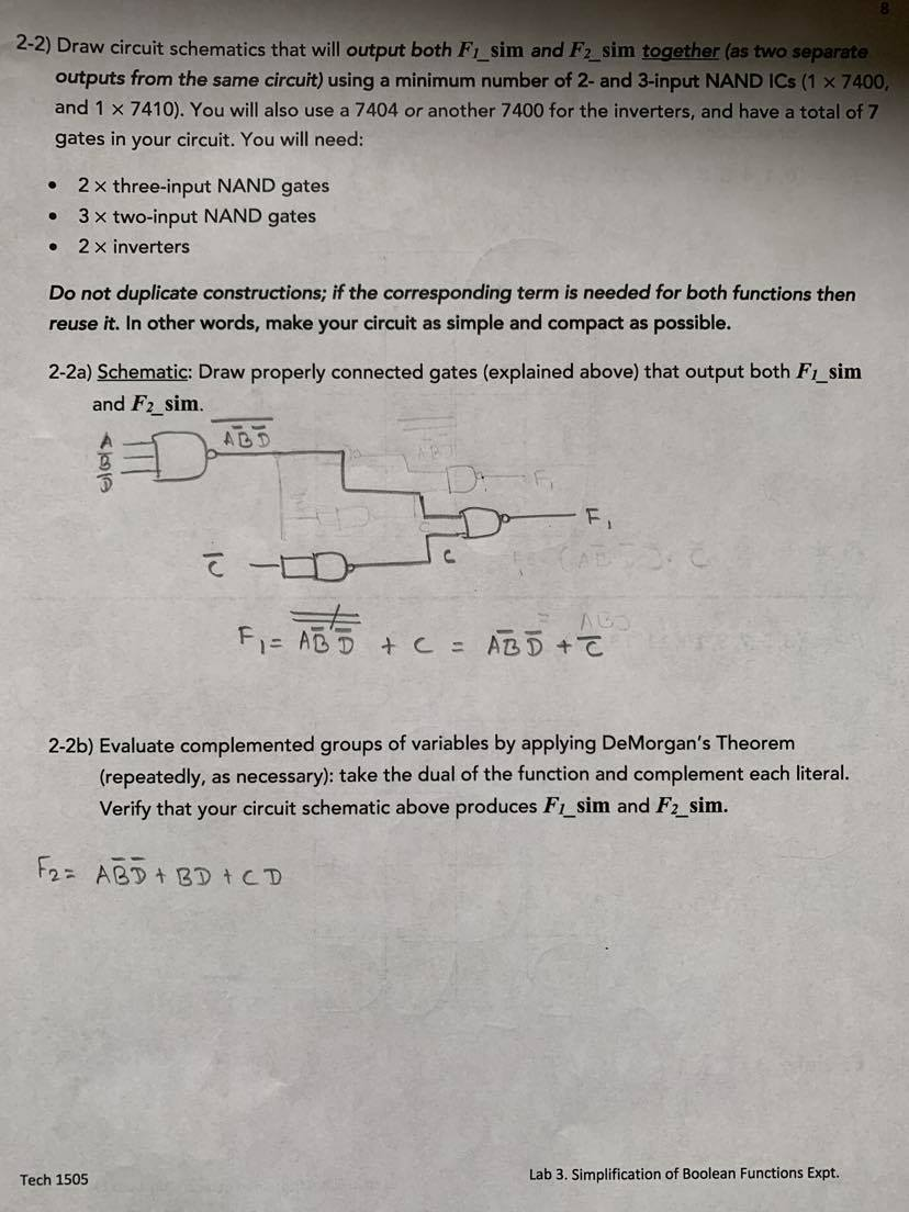 Part 2 Boolean Functions 2 1 Consider The Two