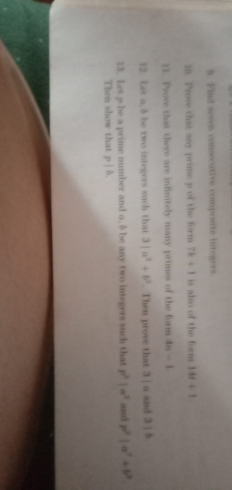 Solved 9. Find seven consecutive composite integer8. 10. | Chegg.com