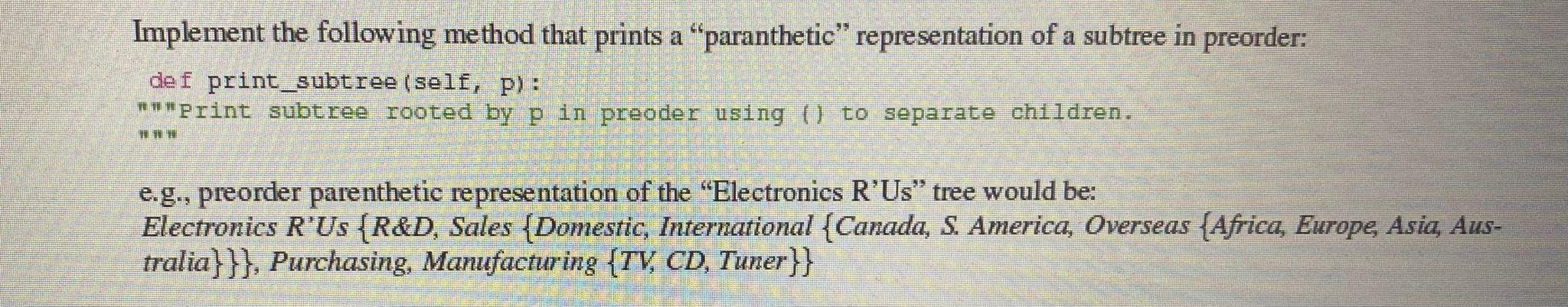 Solved import collections class Tree: """Abstract base | Chegg.com