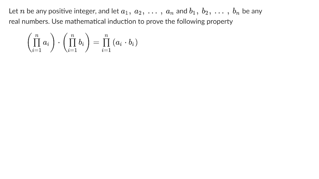 Solved Let n be any positive integer, and let ai, a2, ..., | Chegg.com