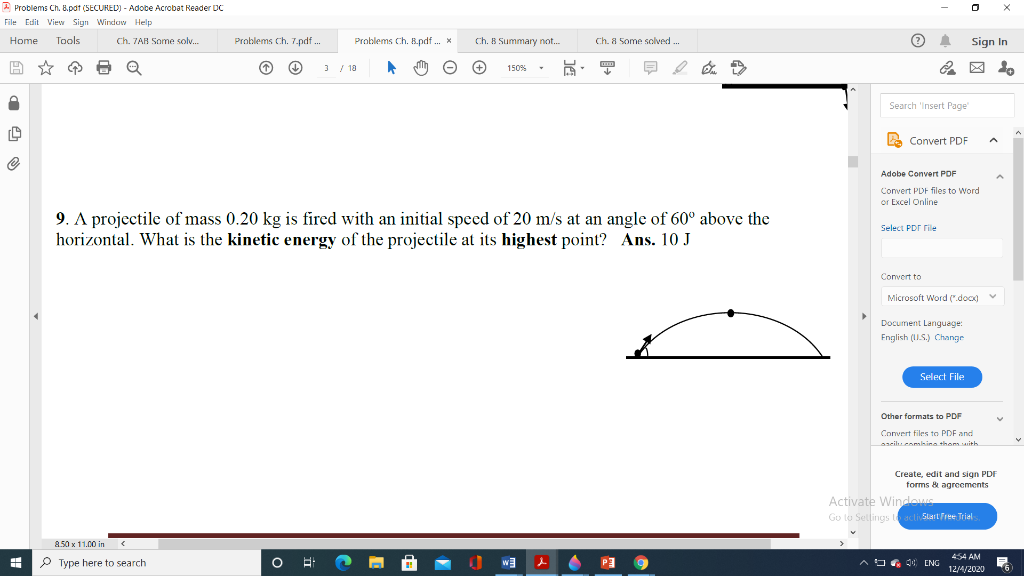 Solved Problems Ch. 3.pdf (SECURED) - Adobe Acrobat Reader | Chegg.com