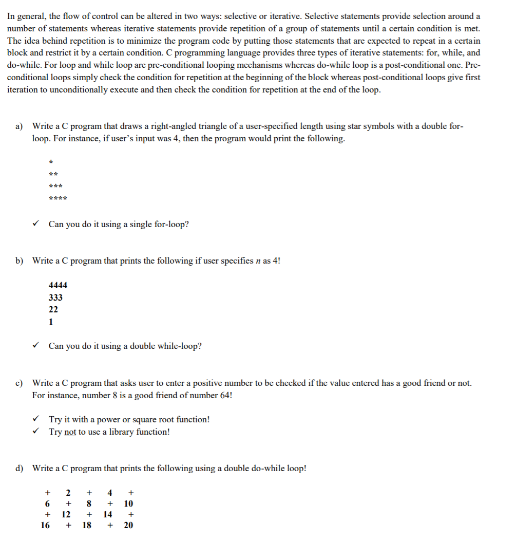 Solved In general, the flow of control can be altered in two | Chegg.com