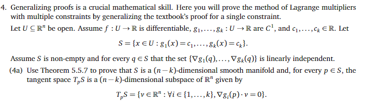 Generalizing proofs is a crucial mathematical skill. | Chegg.com
