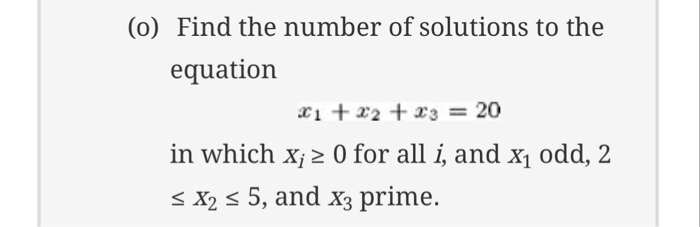 Solved In each of the following, set up the appropriate | Chegg.com