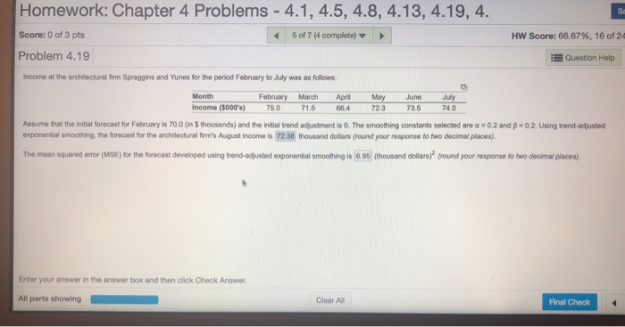 Solved Homework: Chapter 4 Problems - 4.1, 4.5, 4.8, 4.13, | Chegg.com