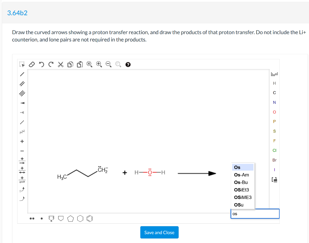 Solved 3.64b2 Draw the curved arrows showing a proton | Chegg.com