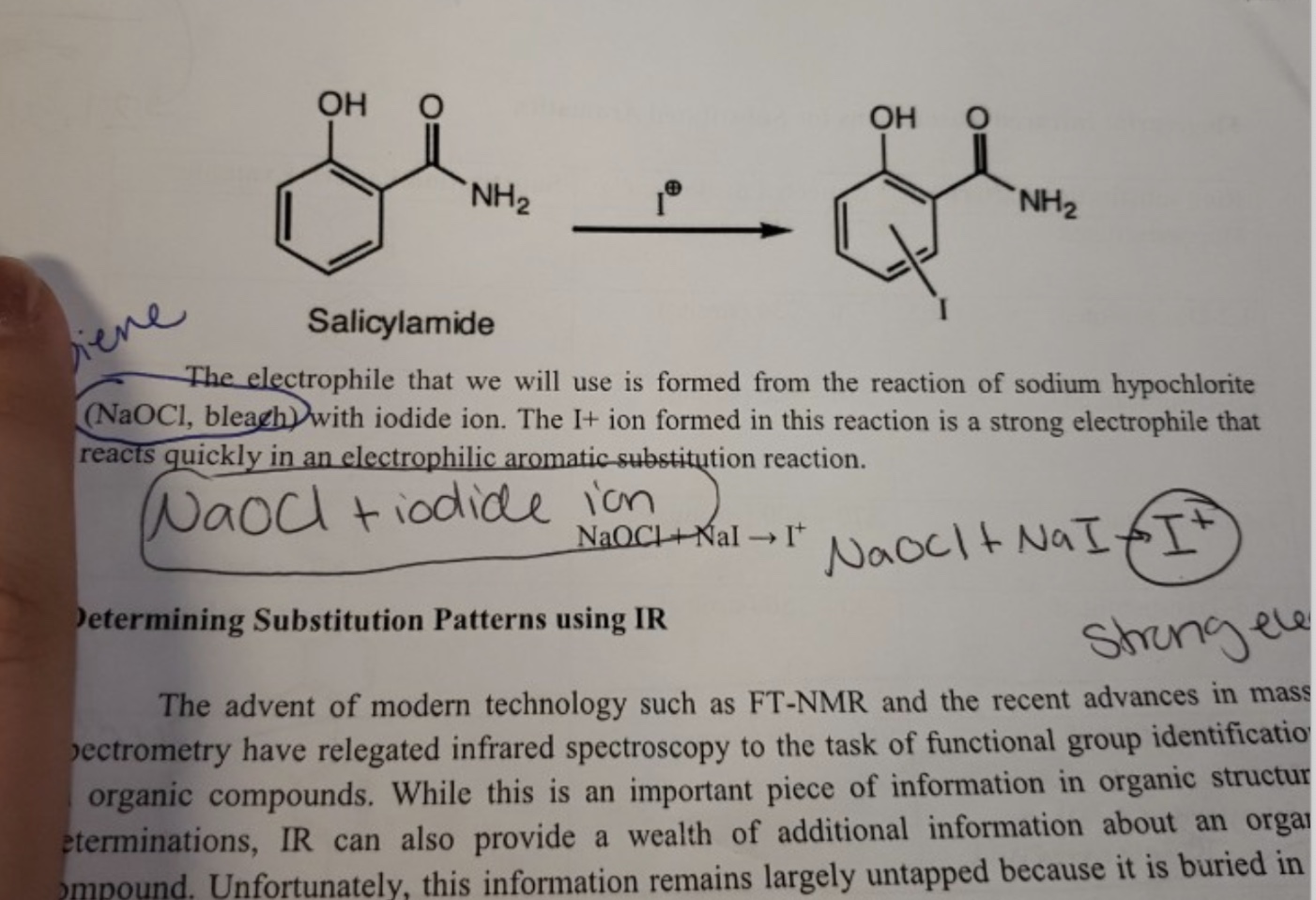 Draw a mechanism with arrows to show the iodination | Chegg.com