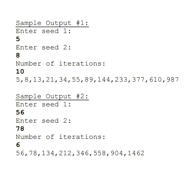 Solved Assignment4A: Fibo-what? If you've never heard of the | Chegg.com