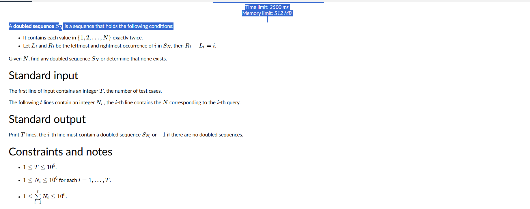 Solved A doubled sequence S?bar (N) is ﻿a sequence that | Chegg.com