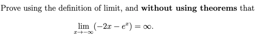 Solved Prove using the definition of limit, and without | Chegg.com