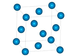 Solved The figure below shows a unit cell of a face-centred | Chegg.com