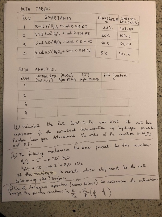 Solved Hi. This is the full lab report with all the | Chegg.com