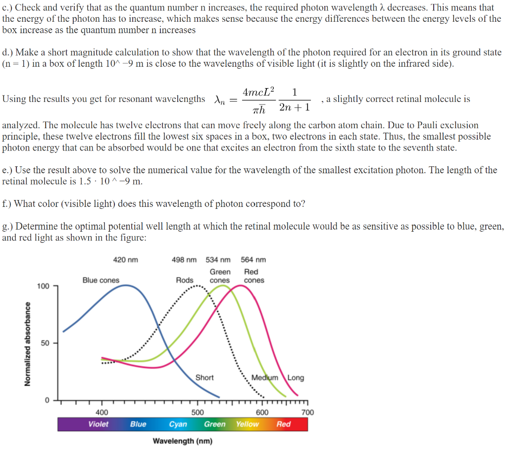 Solved Particle in a box The particle in a box is one of the | Chegg.com