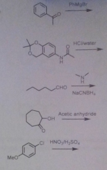 Solved NaOH TFA 1) NaH 2) Mel NaBH4 | Chegg.com