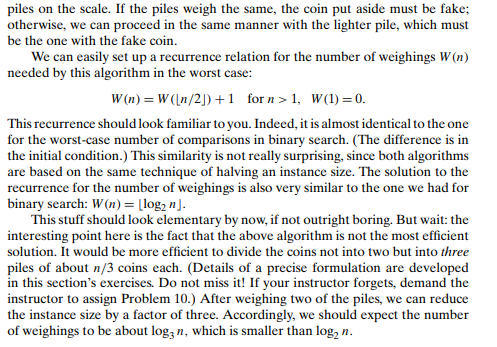 Fake-Coin Problem Of several versions of the | Chegg.com