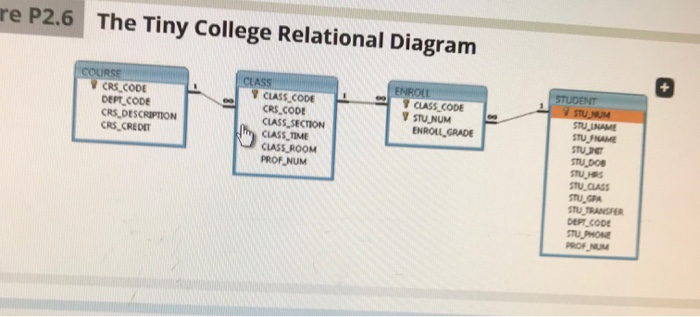 Solved Identify each relationship type and write all of the | Chegg.com