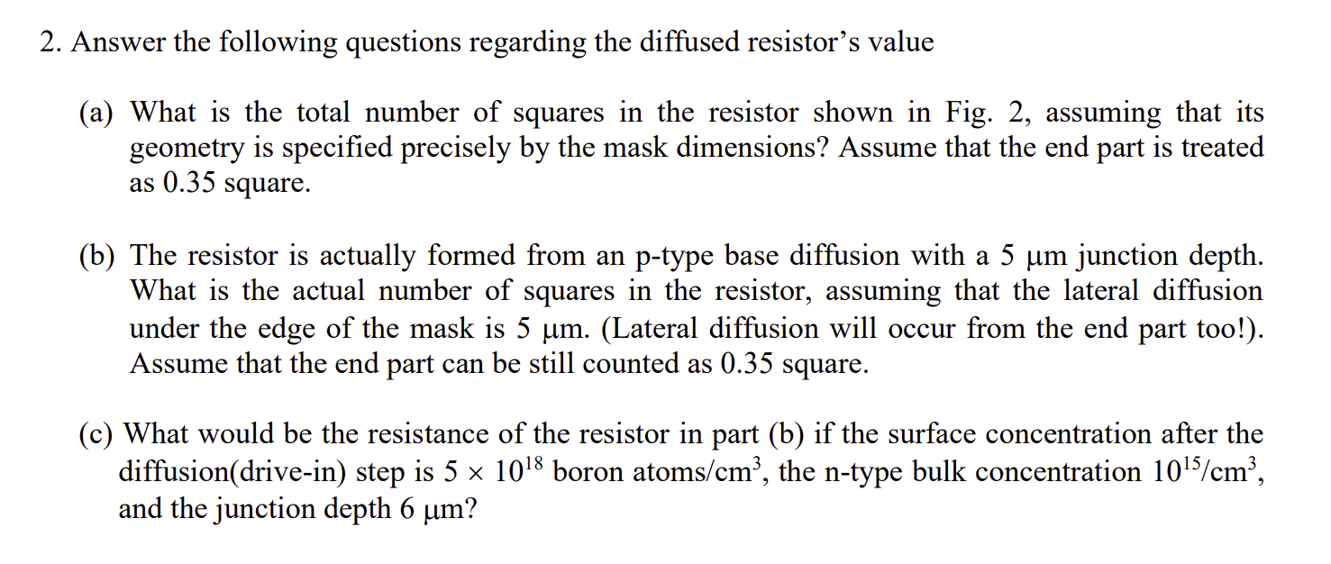 2. Answer the following questions regarding the | Chegg.com
