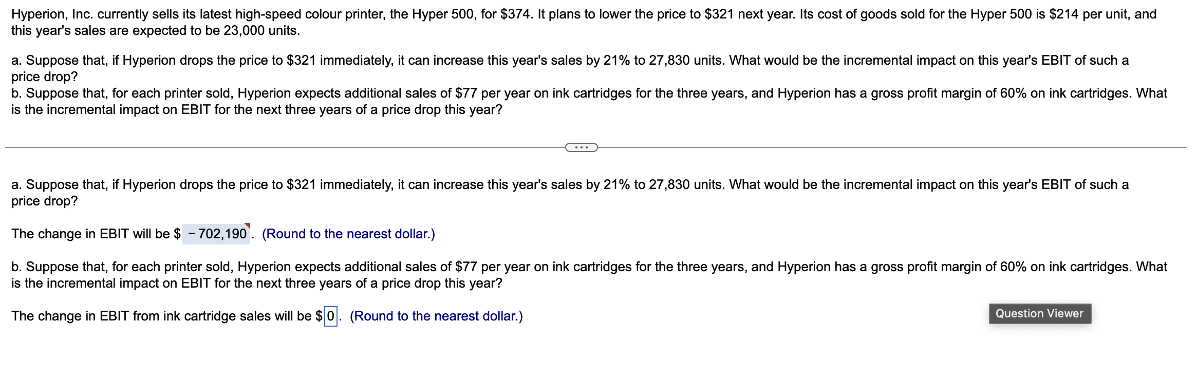 Solved For part b, ﻿please also answer the increments for | Chegg.com