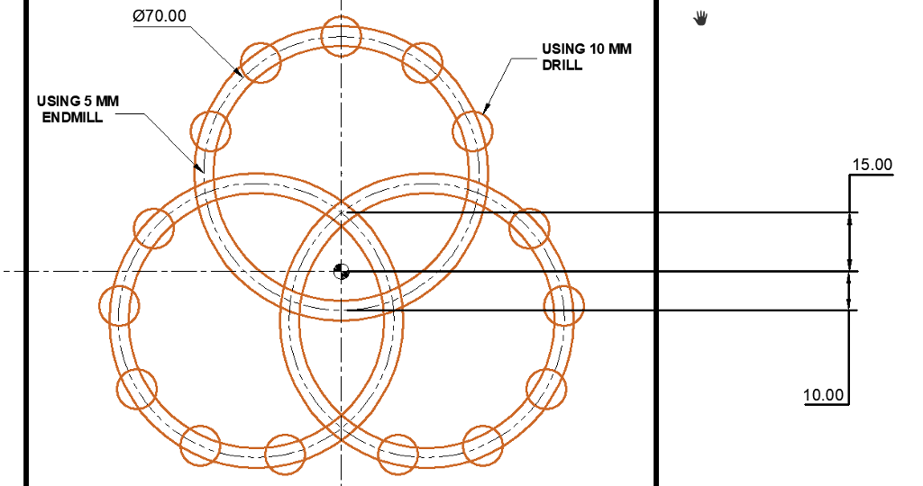 Make a CNC PROGRAM (Circular Interpolation) given the | Chegg.com