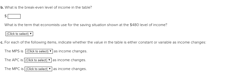 Solved a. Fill in the missing values. Instructions: To | Chegg.com