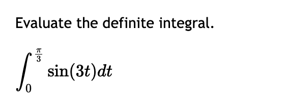 Solved Evaluate the definite integral. \\[ | Chegg.com