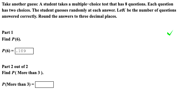 Solved Take another guess: A student takes a multiple-choice | Chegg.com