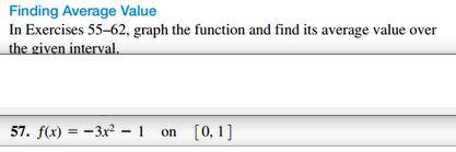 Solved Finding Average Value In Exercises 55-62, graph the | Chegg.com