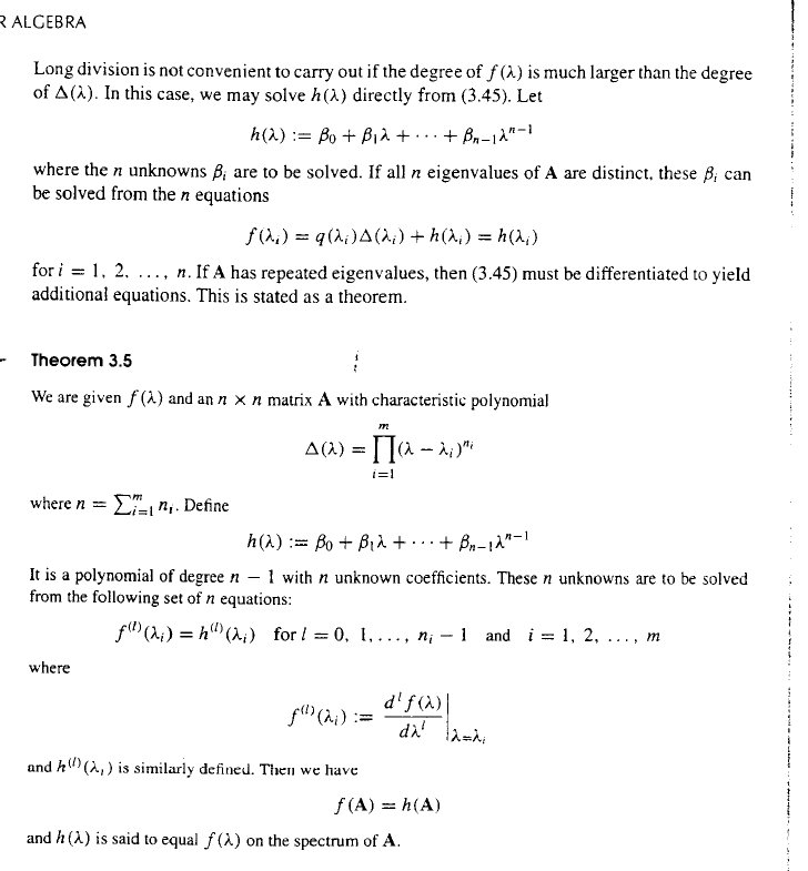 Solved BY USING Cayley Hamilton theorem.BOOK NAME LINEAR | Chegg.com