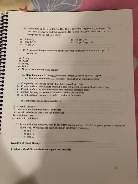 Solved Select one from the choices (a-e) for each of the | Chegg.com