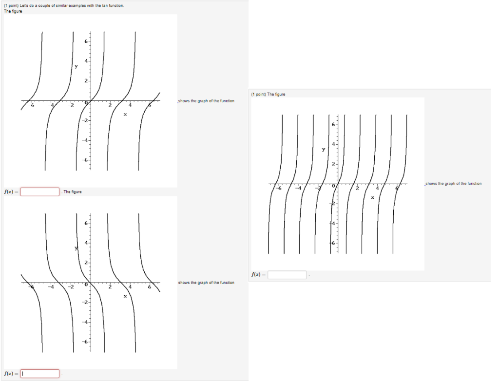 Solved (1 point) Lefs do a couple of similar examples with | Chegg.com