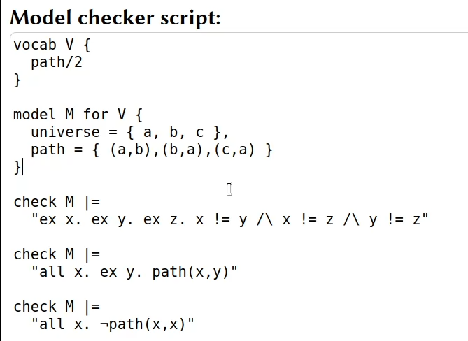 Solved Interpretations (2 marks) Complete the model M below | Chegg.com