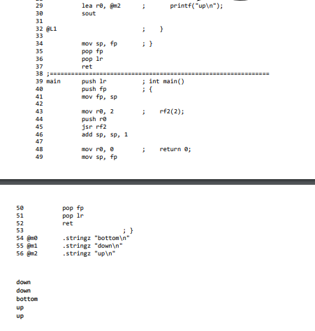 Solved If the code for the printf statements in ex0603.a is | Chegg.com