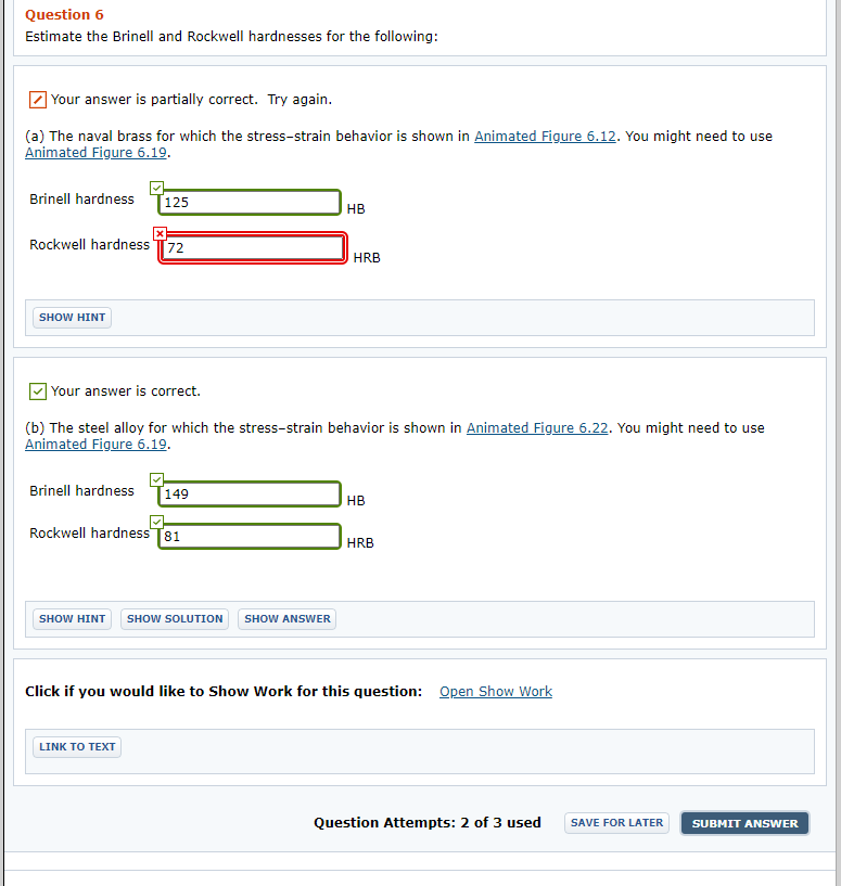 Solved 70 and 72 were wrong. What should be the right answer | Chegg.com