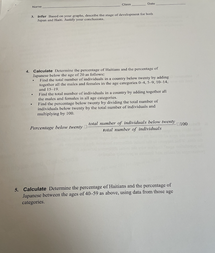 Solved Class Date Name Procedure Materials Computer with | Chegg.com