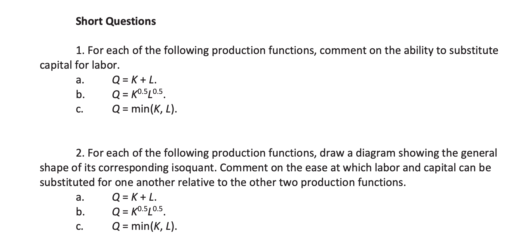 Solved How to solve these mathematically (including graphs | Chegg.com