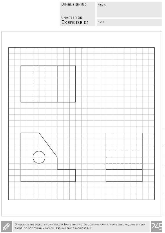 Solved DIMENSIONING NAME: CHAPTER 06 EXERCISE 01 DATE | Chegg.com