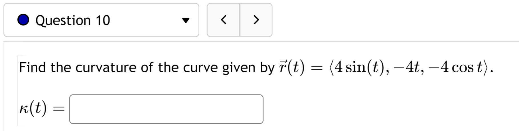 Solved Find the curvature of the curve given by | Chegg.com