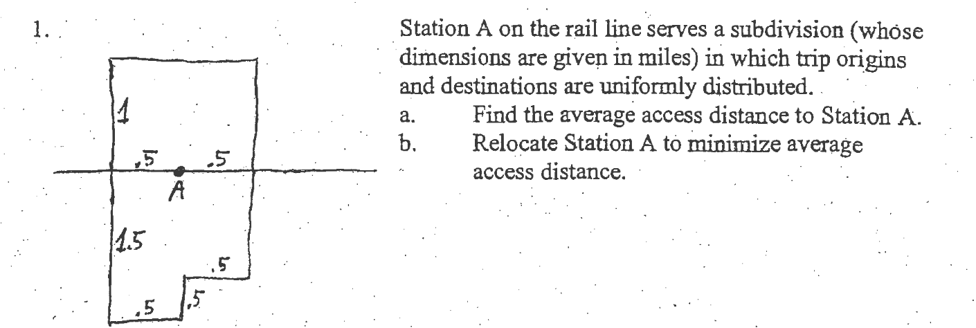 Solved Station A on the rail line serves a subdivision | Chegg.com